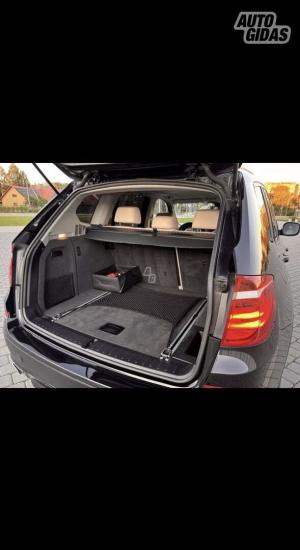 Black BMW X3 2014 in Panevezys, with an engine capacity of 2.00 L and mileage of 327 thousand km for 9200 €, photo 16 on AUTOMOTO.COM.LV