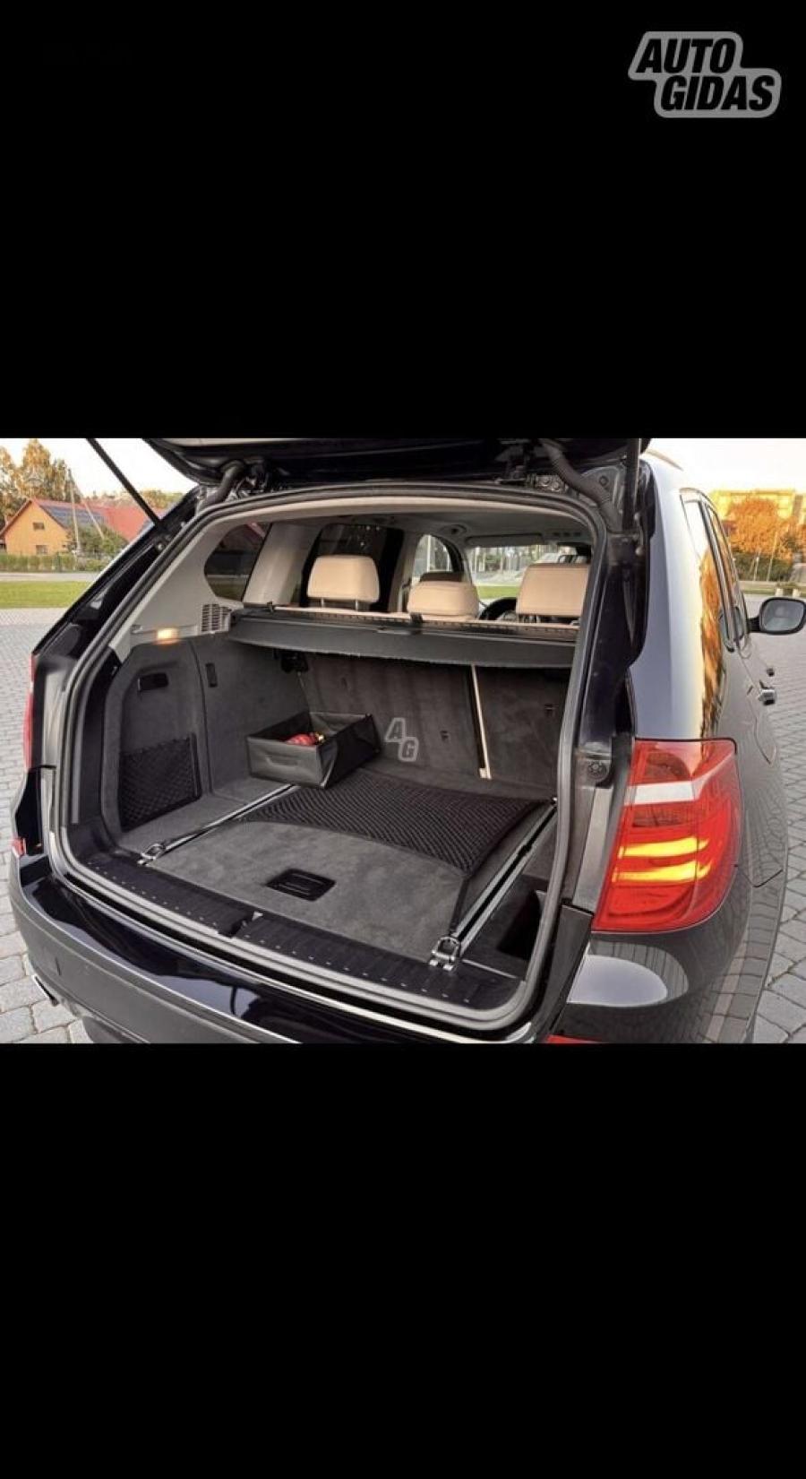 Black BMW X3 2014 in Panevezys, with an engine capacity of 2.00 L and mileage of 327 thousand km for 9200 €, photo 16 on AUTOMOTO.COM.LV
