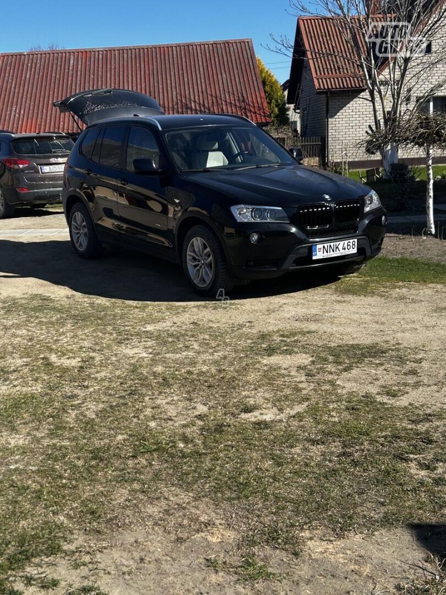 Black BMW X3 2014 in Panevezys, with an engine capacity of 2.00 L and mileage of 327 thousand km for 9200 €, photo 30 on AUTOMOTO.COM.LV