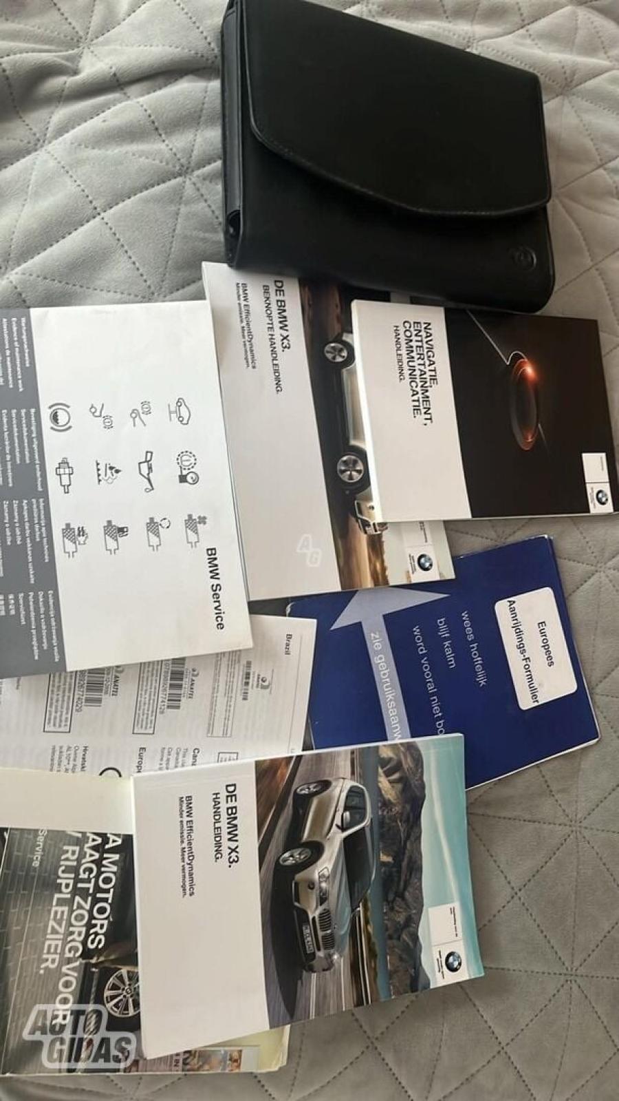 Black BMW X3 2014 in Panevezys, with an engine capacity of 2.00 L and mileage of 327 thousand km for 9200 €, photo 32 on AUTOMOTO.COM.LV