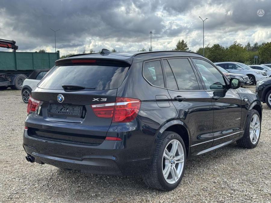Black BMW X3 2014 in Siauliai, with an engine capacity of 2.98 L and mileage of 236 thousand km for 10500 €, photo 5 on AUTOMOTO.COM.LV