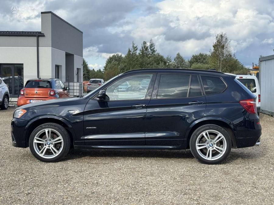 Black BMW X3 2014 in Siauliai, with an engine capacity of 2.98 L and mileage of 236 thousand km for 10500 €, photo 9 on AUTOMOTO.COM.LV