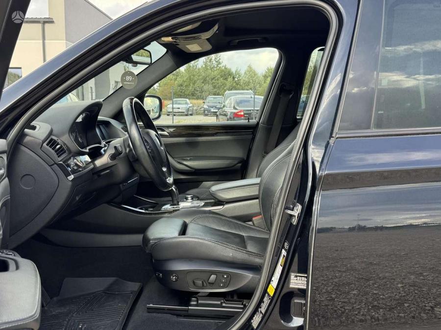 Black BMW X3 2014 in Siauliai, with an engine capacity of 2.98 L and mileage of 236 thousand km for 10500 €, photo 10 on AUTOMOTO.COM.LV