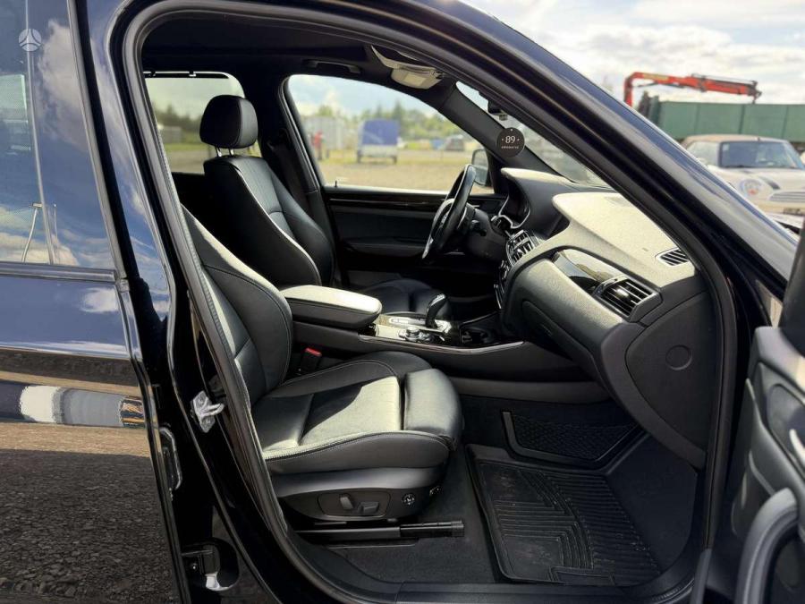 Black BMW X3 2014 in Siauliai, with an engine capacity of 2.98 L and mileage of 236 thousand km for 10500 €, photo 13 on AUTOMOTO.COM.LV