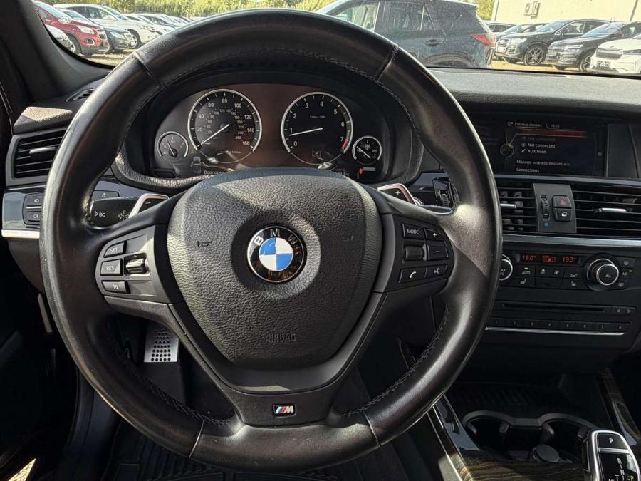 Black BMW X3 2014 in Siauliai, with an engine capacity of 2.98 L and mileage of 236 thousand km for 10500 €, photo 17 on AUTOMOTO.COM.LV