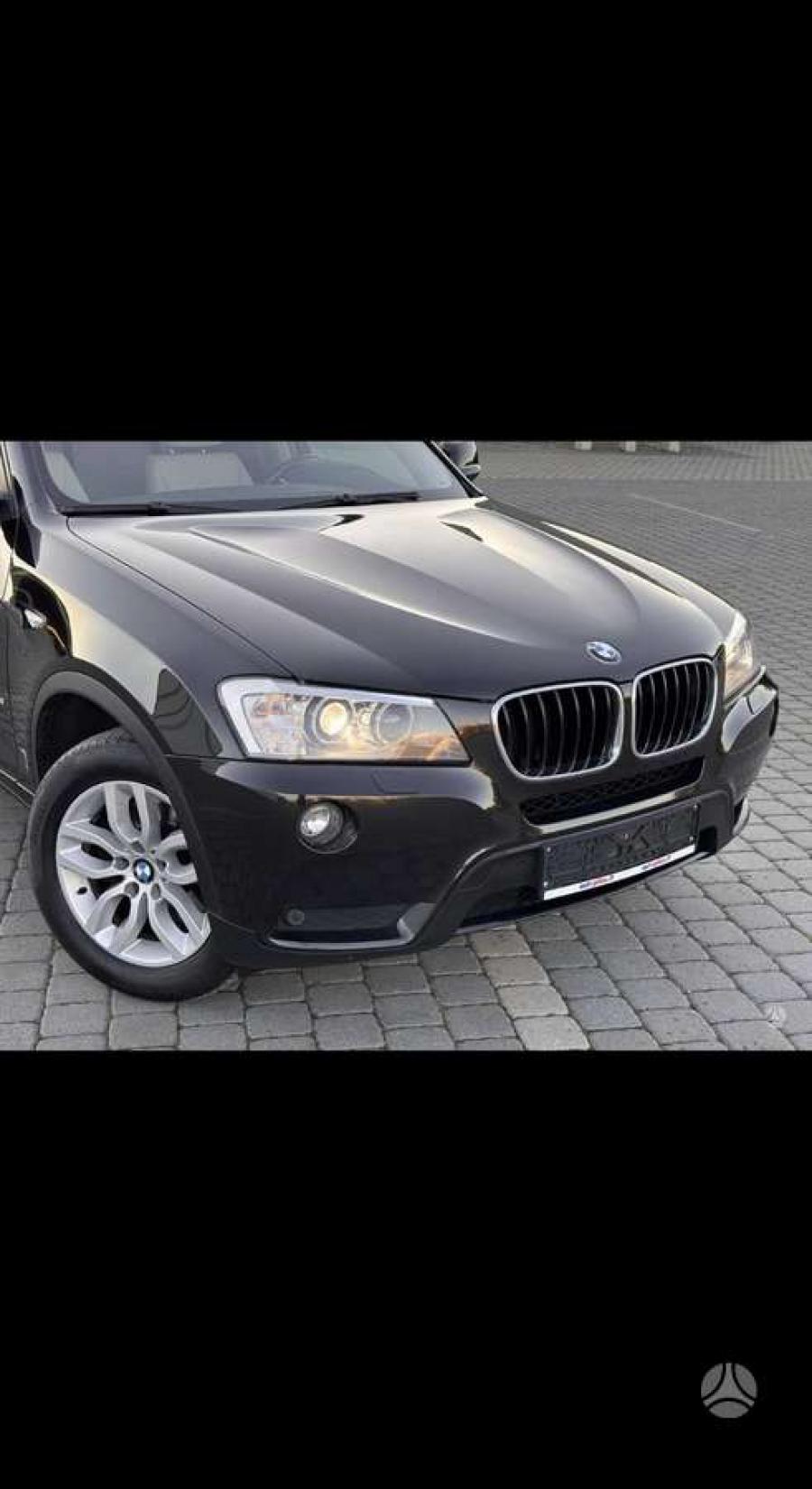 Melns BMW X3 2014 Panevēža, ar dzinēja tilpumu 2.00 L un nobraukumu 327 tūkst. km par 9000 €, foto 6 vietnē AUTOMOTO.COM.LV