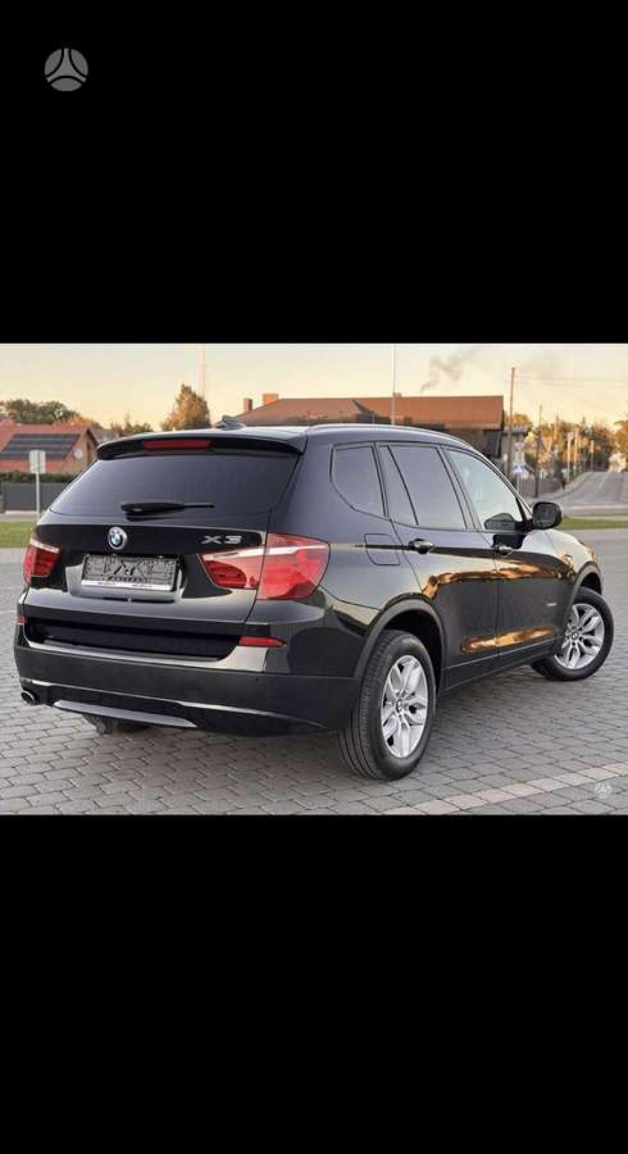 Melns BMW X3 2014 Panevēža, ar dzinēja tilpumu 2.00 L un nobraukumu 327 tūkst. km par 9000 €, foto 9 vietnē AUTOMOTO.COM.LV