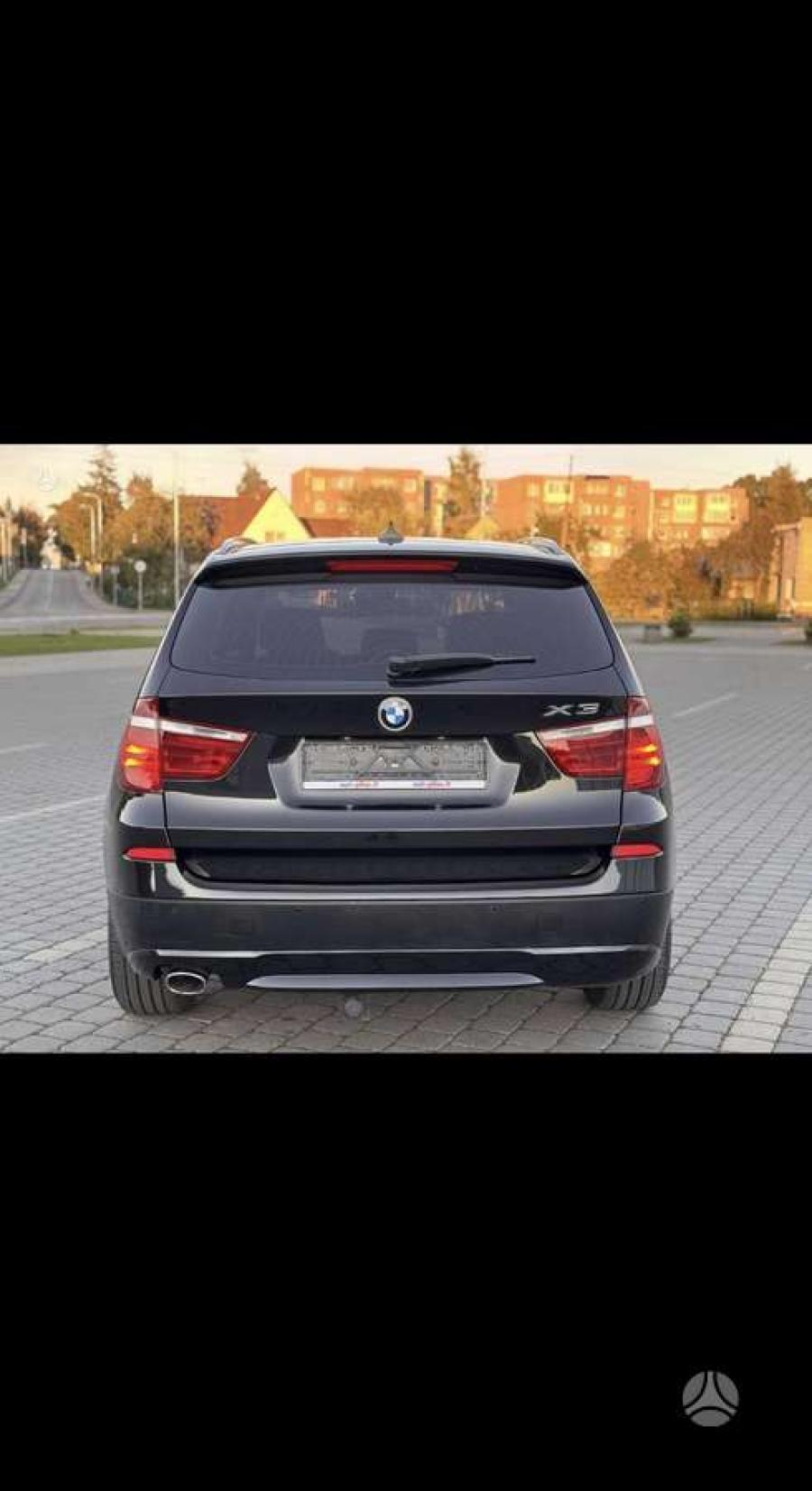 Melns BMW X3 2014 Panevēža, ar dzinēja tilpumu 2.00 L un nobraukumu 327 tūkst. km par 9000 €, foto 10 vietnē AUTOMOTO.COM.LV