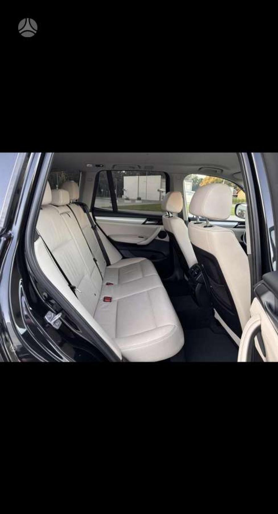 Melns BMW X3 2014 Panevēža, ar dzinēja tilpumu 2.00 L un nobraukumu 327 tūkst. km par 9000 €, foto 11 vietnē AUTOMOTO.COM.LV