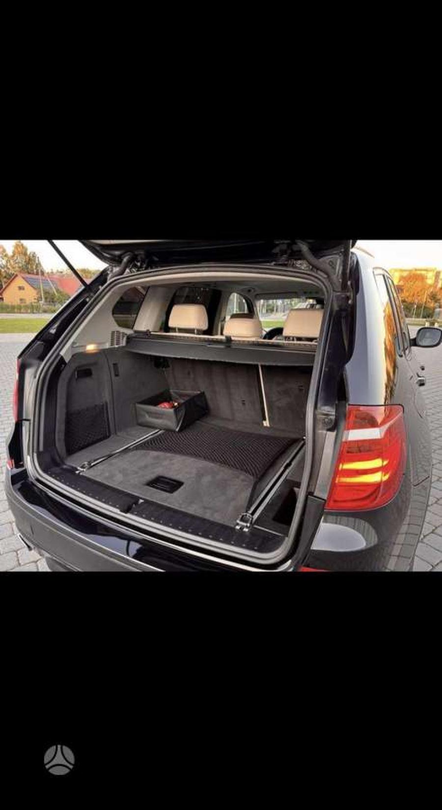 Melns BMW X3 2014 Panevēža, ar dzinēja tilpumu 2.00 L un nobraukumu 327 tūkst. km par 9000 €, foto 15 vietnē AUTOMOTO.COM.LV