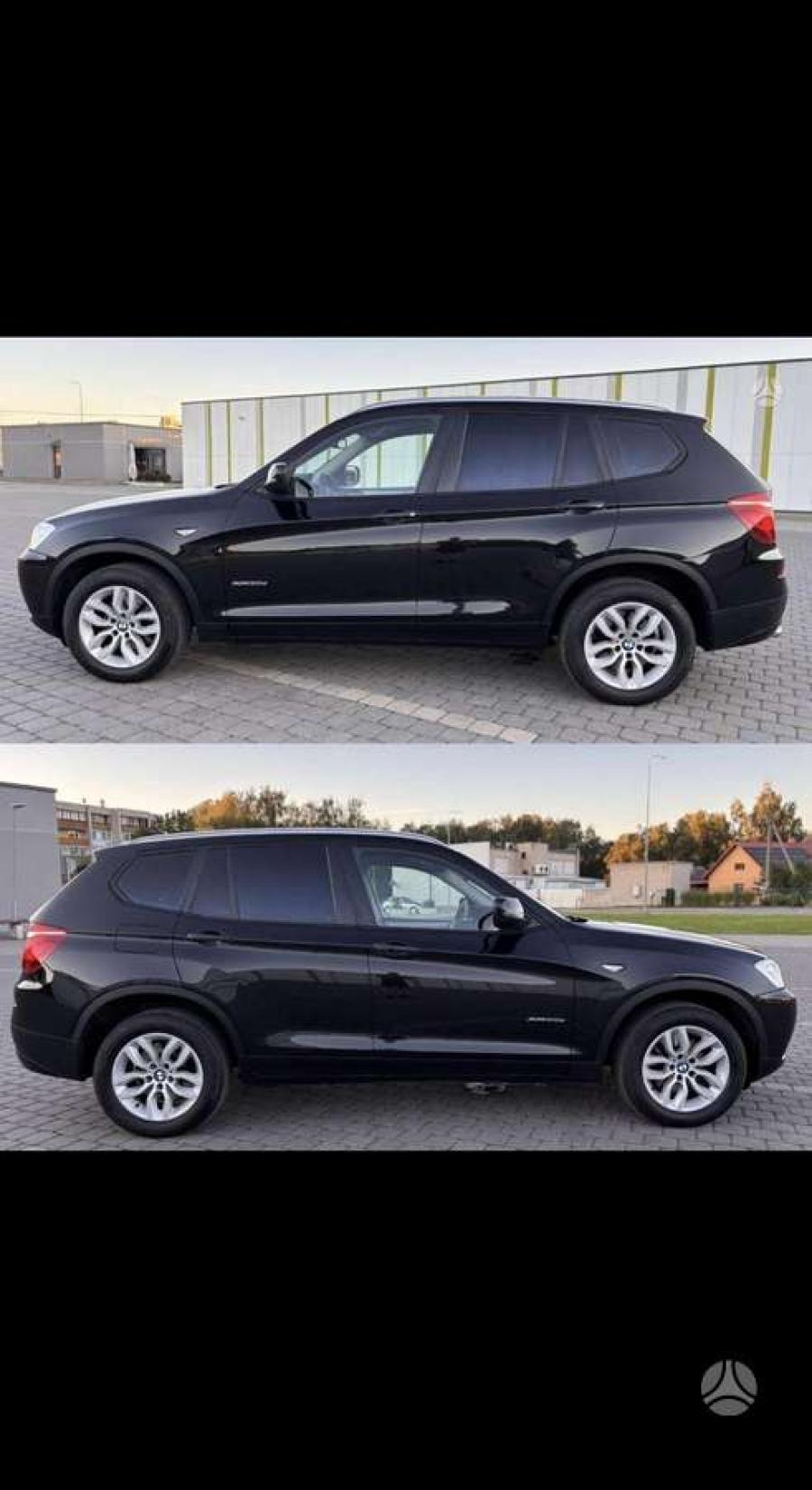 Melns BMW X3 2014 Panevēža, ar dzinēja tilpumu 2.00 L un nobraukumu 327 tūkst. km par 9000 €, foto 21 vietnē AUTOMOTO.COM.LV