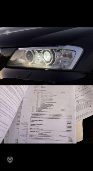 Melns BMW X3 2014 Panevēža, ar dzinēja tilpumu 2.00 L un nobraukumu 327 tūkst. km par 9000 €, foto 22 vietnē AUTOMOTO.COM.LV