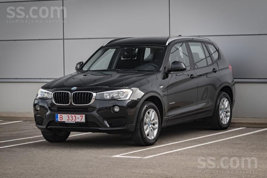 Melns BMW X3 2014 Rīga, ar dzinēja tilpumu 2.00 L un nobraukumu 217 tūkst. km par 10750 €, foto 1 vietnē AUTOMOTO.COM.LV
