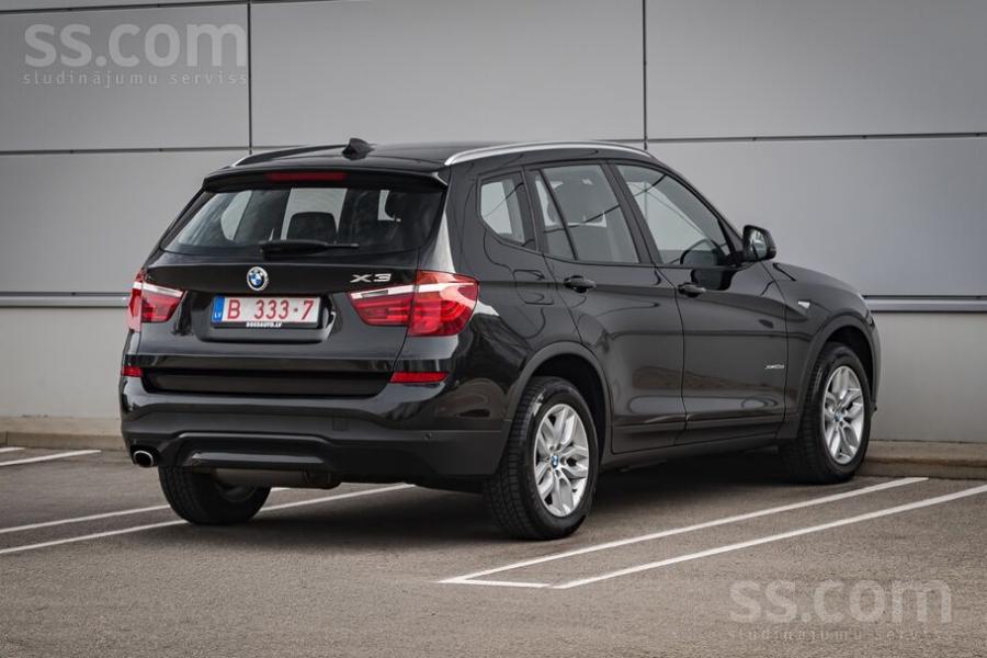 Melns BMW X3 2014 Rīga, ar dzinēja tilpumu 2.00 L un nobraukumu 217 tūkst. km par 10750 €, foto 5 vietnē AUTOMOTO.COM.LV