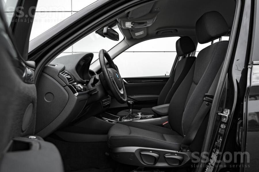 Melns BMW X3 2014 Rīga, ar dzinēja tilpumu 2.00 L un nobraukumu 217 tūkst. km par 10750 €, foto 10 vietnē AUTOMOTO.COM.LV