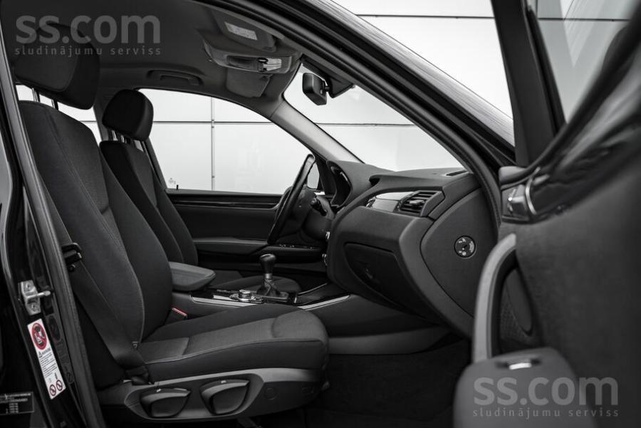 Melns BMW X3 2014 Rīga, ar dzinēja tilpumu 2.00 L un nobraukumu 217 tūkst. km par 10750 €, foto 11 vietnē AUTOMOTO.COM.LV