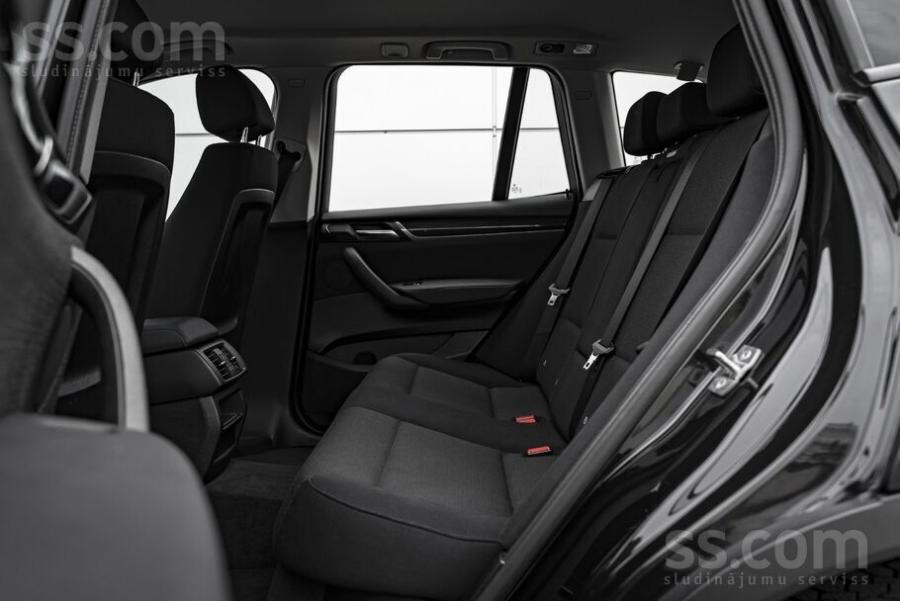 Melns BMW X3 2014 Rīga, ar dzinēja tilpumu 2.00 L un nobraukumu 217 tūkst. km par 10750 €, foto 12 vietnē AUTOMOTO.COM.LV