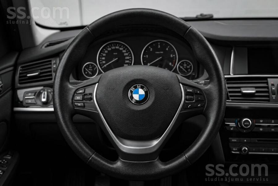 Melns BMW X3 2014 Rīga, ar dzinēja tilpumu 2.00 L un nobraukumu 217 tūkst. km par 10750 €, foto 19 vietnē AUTOMOTO.COM.LV