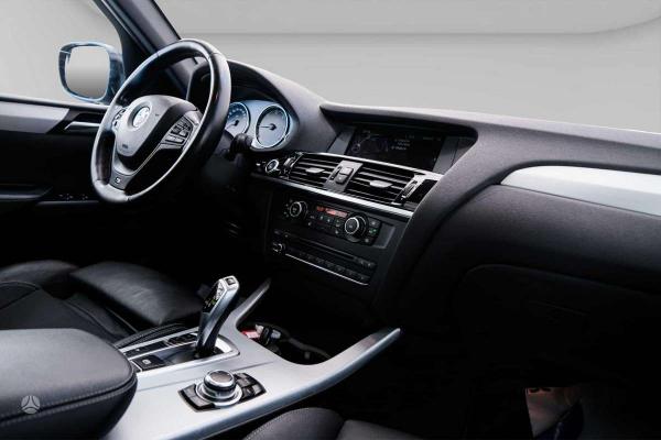 Black BMW X3 2014 in Kaunas, with an engine capacity of 2.00 L and mileage of 298 thousand km for 10590 €, photo 8 on AUTOMOTO.COM.LV