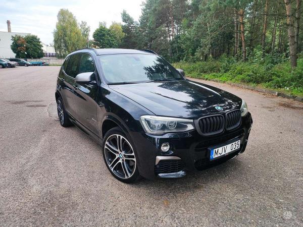 Melns BMW X3 2014 Viļņa, ar dzinēja tilpumu 2.98 L un nobraukumu 282 tūkst. km par 10900 €, foto 3 vietnē AUTOMOTO.COM.LV