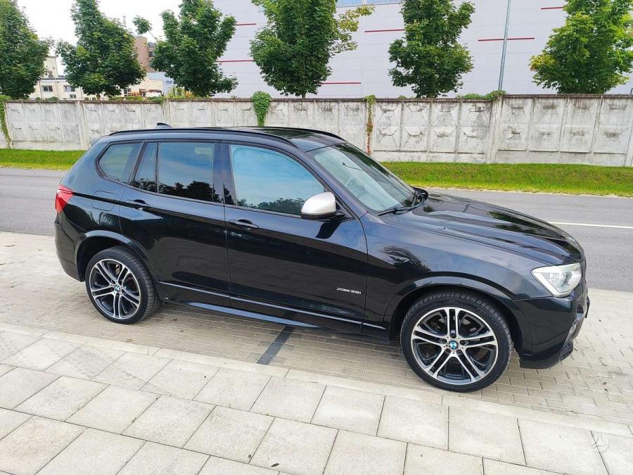 Black BMW X3 2014 in Vilnius, with an engine capacity of 2.98 L and mileage of 282 thousand km for 10900 €, photo 7 on AUTOMOTO.COM.LV