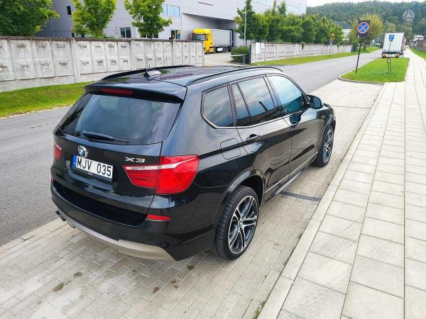 Melns BMW X3 2014 Viļņa, ar dzinēja tilpumu 2.98 L un nobraukumu 282 tūkst. km par 10900 €, foto 8 vietnē AUTOMOTO.COM.LV