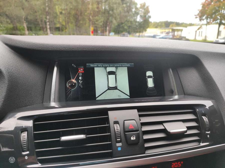Black BMW X3 2014 in Vilnius, with an engine capacity of 2.98 L and mileage of 282 thousand km for 10900 €, photo 11 on AUTOMOTO.COM.LV