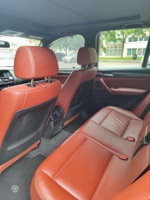 Black BMW X3 2014 in Vilnius, with an engine capacity of 2.98 L and mileage of 282 thousand km for 10900 €, photo 13 on AUTOMOTO.COM.LV