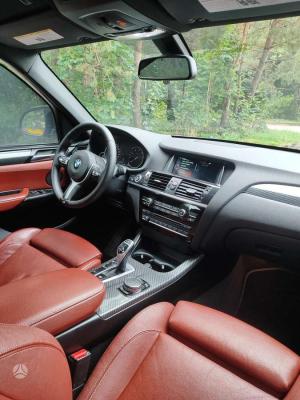 Black BMW X3 2014 in Vilnius, with an engine capacity of 2.98 L and mileage of 282 thousand km for 10900 €, photo 16 on AUTOMOTO.COM.LV