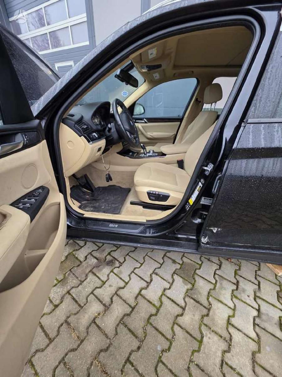 Melns BMW X3 2015 Klaipėda, ar dzinēja tilpumu 2.00 L un nobraukumu 206 tūkst. km par 5300 €, foto 8 vietnē AUTOMOTO.COM.LV