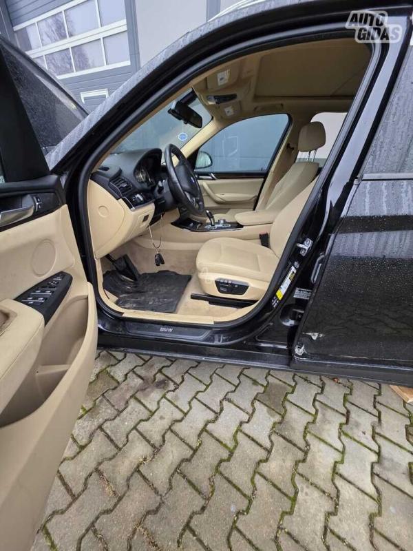 Black BMW X3 2015 in Klaipeda, with an engine capacity of 0.00 L and mileage of 206 thousand km for 5300 €, photo 10 on AUTOMOTO.COM.LV