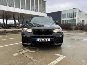 Black BMW X3 2015 in Vilnius, with an engine capacity of 2.99 L and mileage of 194 thousand km for 13750 €, photo 2 on AUTOMOTO.COM.LV