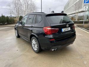 Black BMW X3 2015 in Vilnius, with an engine capacity of 2.99 L and mileage of 194 thousand km for 13750 €, photo 7 on AUTOMOTO.COM.LV