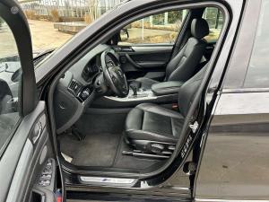 Black BMW X3 2015 in Vilnius, with an engine capacity of 2.99 L and mileage of 194 thousand km for 13750 €, photo 10 on AUTOMOTO.COM.LV