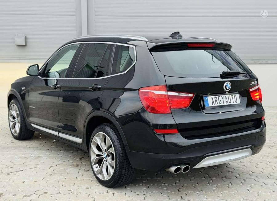 Melns BMW X3 2015 Kauņa, ar dzinēja tilpumu 2.99 L un nobraukumu 157 tūkst. km par 14800 €, foto 6 vietnē AUTOMOTO.COM.LV