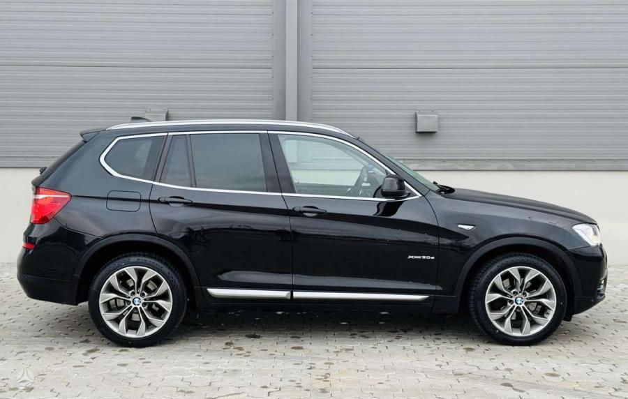 Melns BMW X3 2015 Kauņa, ar dzinēja tilpumu 2.99 L un nobraukumu 157 tūkst. km par 14800 €, foto 9 vietnē AUTOMOTO.COM.LV