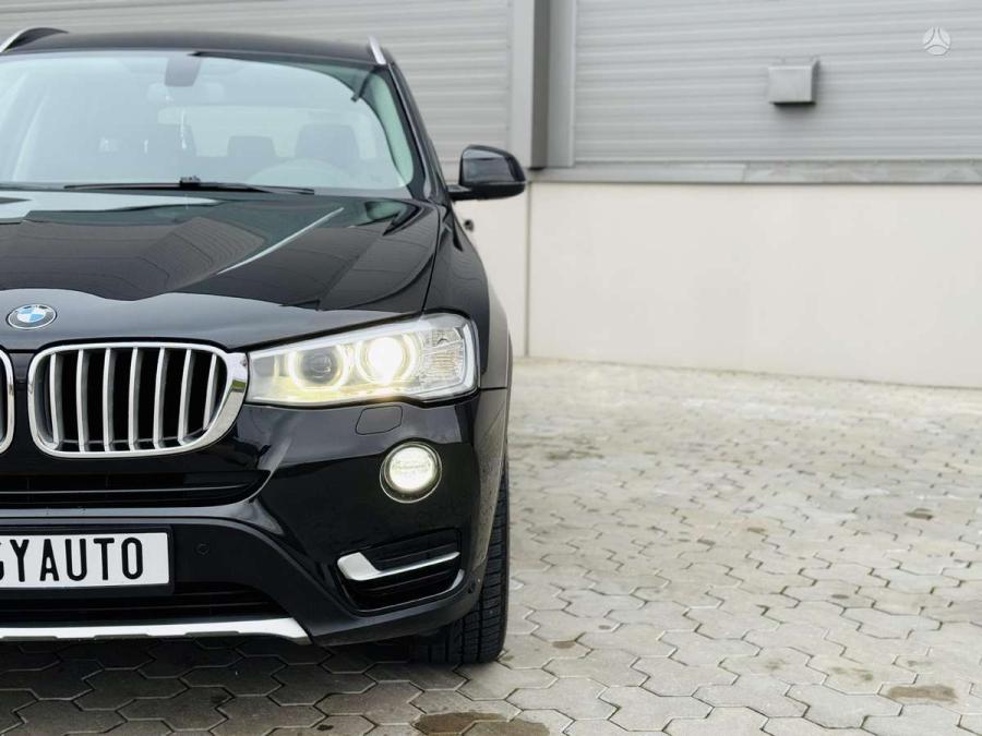 Melns BMW X3 2015 Kauņa, ar dzinēja tilpumu 2.99 L un nobraukumu 157 tūkst. km par 14800 €, foto 36 vietnē AUTOMOTO.COM.LV