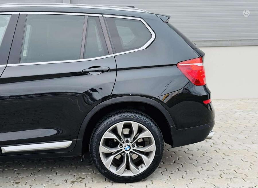 Melns BMW X3 2015 Kauņa, ar dzinēja tilpumu 2.99 L un nobraukumu 157 tūkst. km par 14800 €, foto 37 vietnē AUTOMOTO.COM.LV