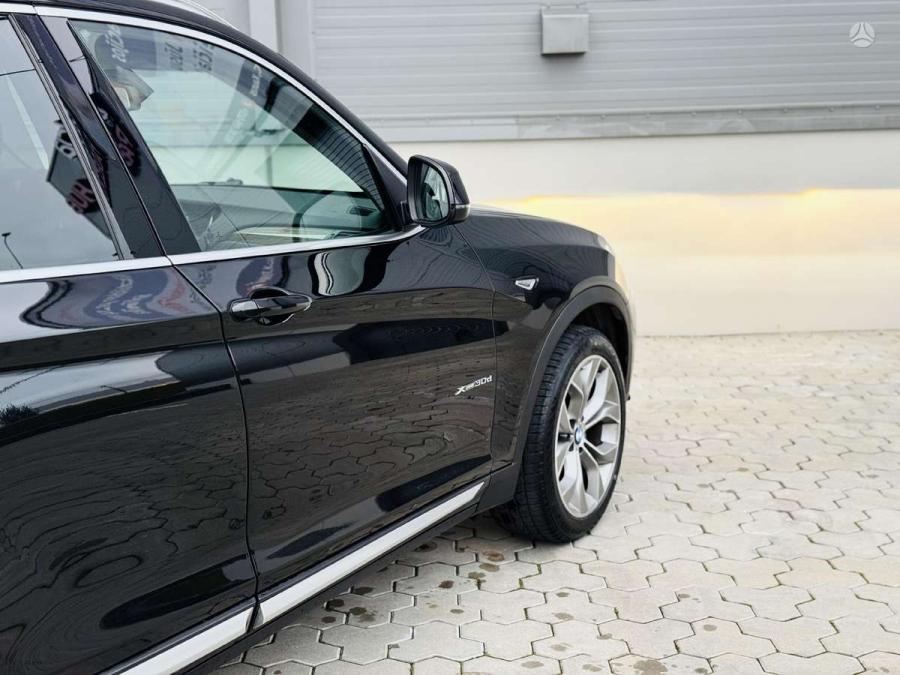 Melns BMW X3 2015 Kauņa, ar dzinēja tilpumu 2.99 L un nobraukumu 157 tūkst. km par 14800 €, foto 38 vietnē AUTOMOTO.COM.LV