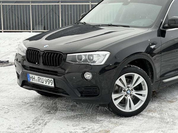Black BMW X3 2015 in Jonava, with an engine capacity of 2.00 L and mileage of 213 thousand km for 14990 €, photo 3 on AUTOMOTO.COM.LV