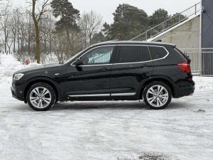 Black BMW X3 2015 in Jonava, with an engine capacity of 2.00 L and mileage of 213 thousand km for 14990 €, photo 4 on AUTOMOTO.COM.LV