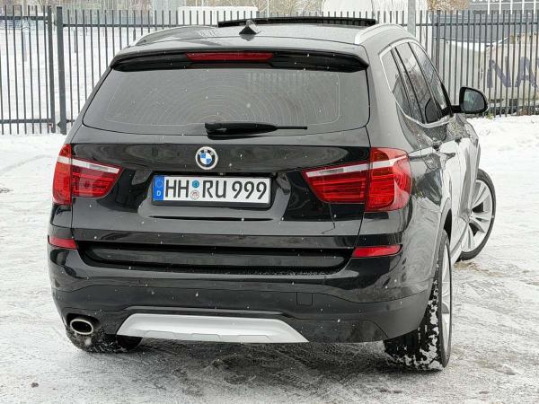 Black BMW X3 2015 in Jonava, with an engine capacity of 2.00 L and mileage of 213 thousand km for 14990 €, photo 9 on AUTOMOTO.COM.LV