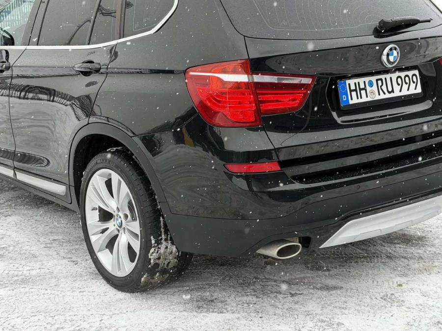 Black BMW X3 2015 in Jonava, with an engine capacity of 2.00 L and mileage of 213 thousand km for 14990 €, photo 16 on AUTOMOTO.COM.LV