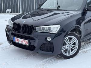 Black BMW X3 2015 in Jonava, with an engine capacity of 2.00 L and mileage of 263 thousand km for 15999 €, photo 4 on AUTOMOTO.COM.LV