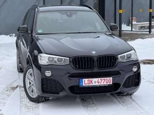 Black BMW X3 2015 in Jonava, with an engine capacity of 2.00 L and mileage of 263 thousand km for 15999 €, photo 13 on AUTOMOTO.COM.LV