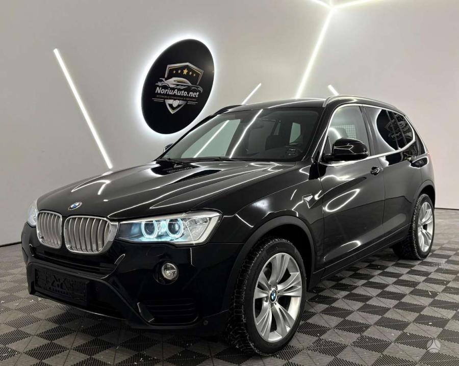 Melns BMW X3 2015 Marijampole, ar dzinēja tilpumu 2.99 L un nobraukumu 254 tūkst. km par 13950 €, foto 1 vietnē AUTOMOTO.COM.LV