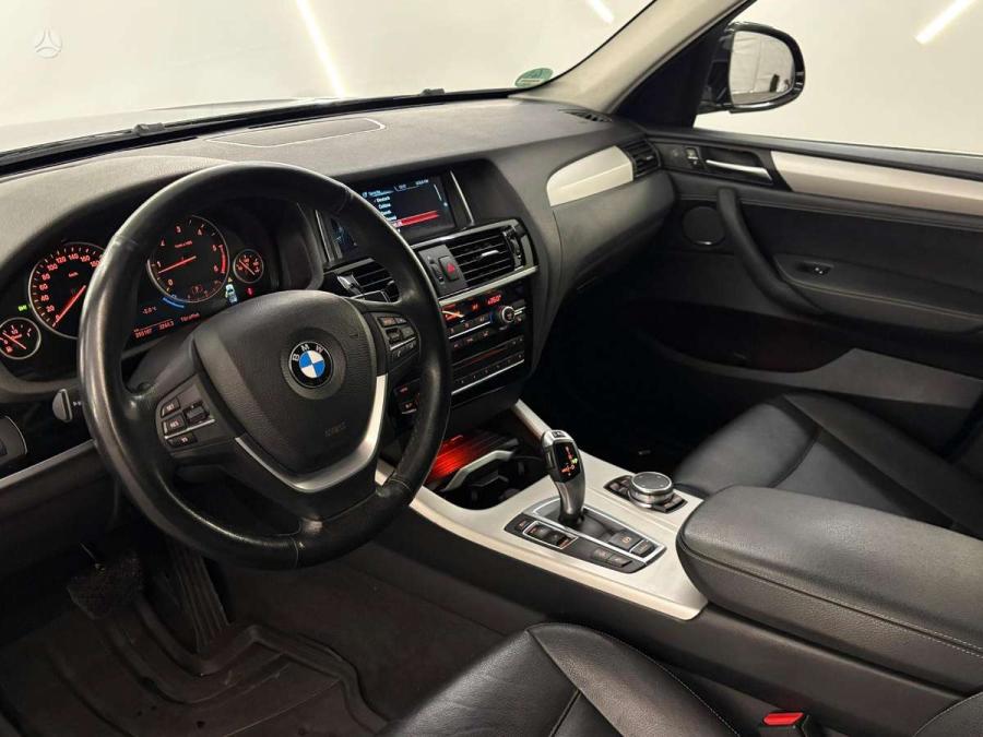 Melns BMW X3 2015 Marijampole, ar dzinēja tilpumu 2.99 L un nobraukumu 254 tūkst. km par 13950 €, foto 10 vietnē AUTOMOTO.COM.LV