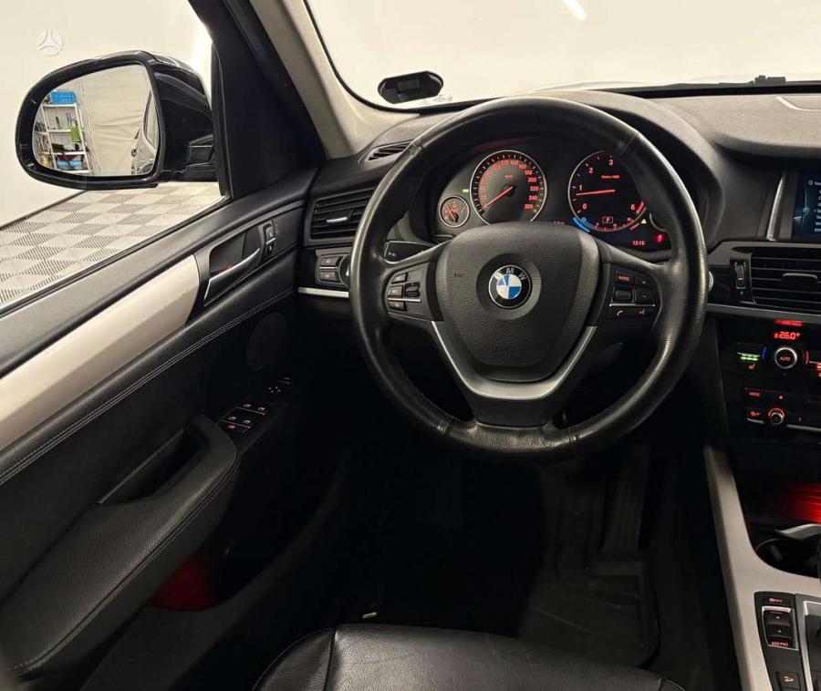 Melns BMW X3 2015 Marijampole, ar dzinēja tilpumu 2.99 L un nobraukumu 254 tūkst. km par 13950 €, foto 12 vietnē AUTOMOTO.COM.LV