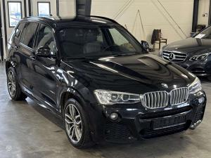 Black BMW X3 2015 in Marijampole, with an engine capacity of 2.99 L and mileage of 314 thousand km for 13799 €, photo 9 on AUTOMOTO.COM.LV