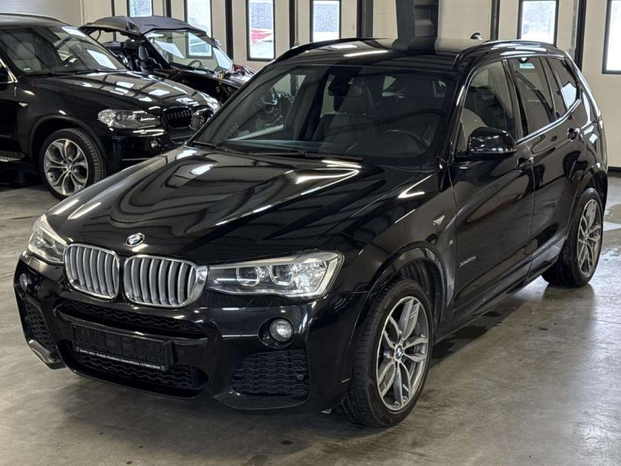 Black BMW X3 2015 in Marijampole, with an engine capacity of 2.99 L and mileage of 314 thousand km for 13799 €, photo 10 on AUTOMOTO.COM.LV